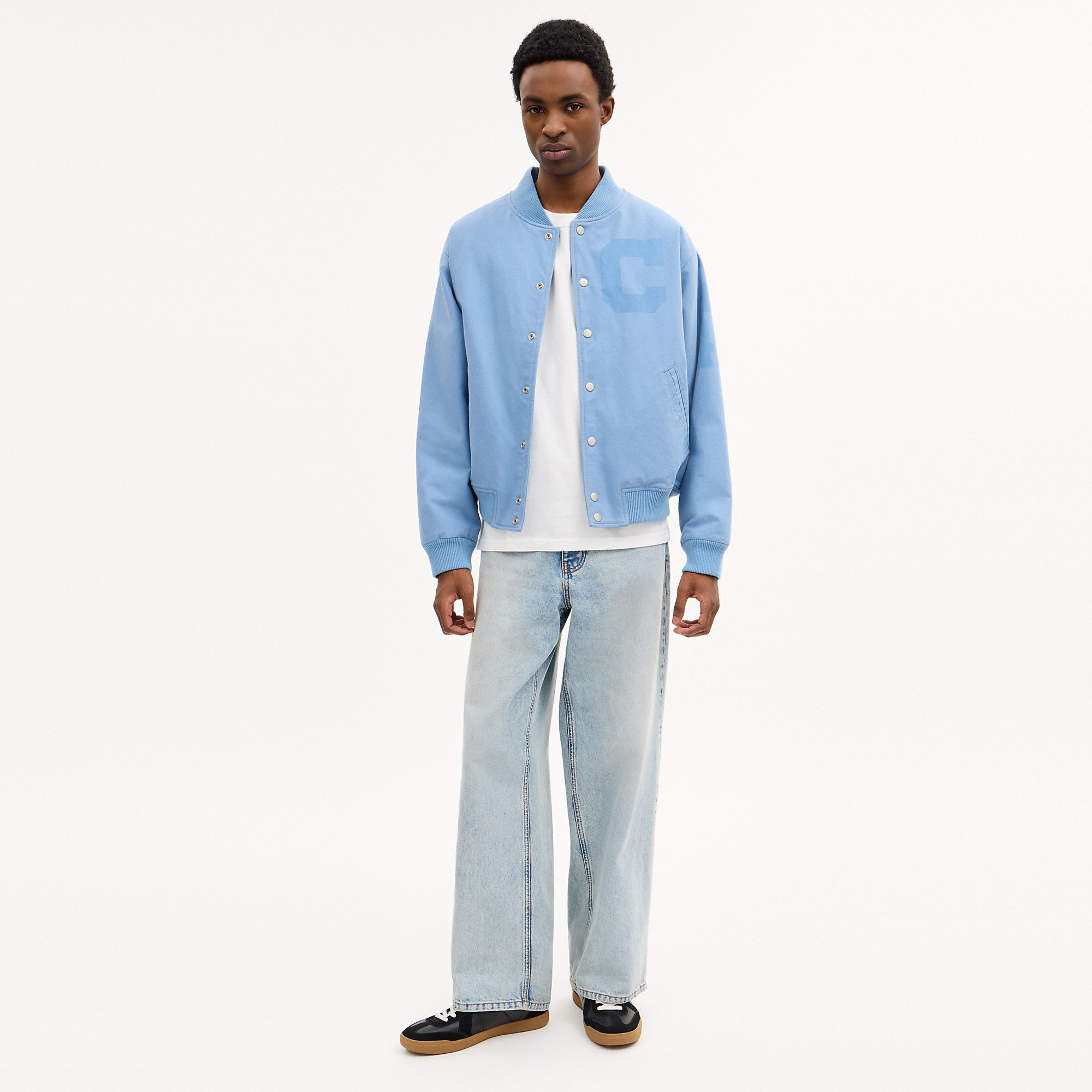 COACH OUTLET COACH Canvas Varsity Jacket